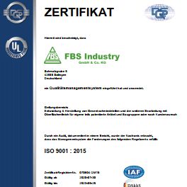 FBS Industry - Gesenkschmiedeteile made in Solingen